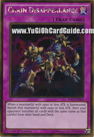 YuGiOh Chain Disappearance