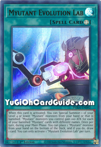 Myutant Evolution Lab - Yu-Gi-Oh! Myutant Evolution Lab - Yu-Gi-Oh!