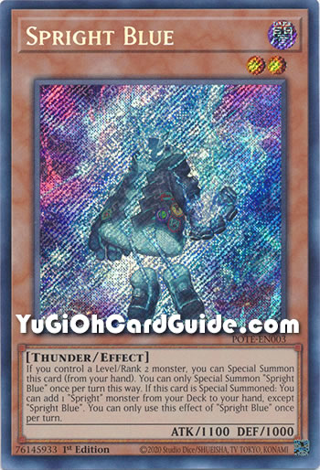 YuGiOh Spright Blue