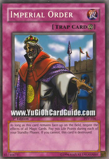 Imperial Order - Yu-Gi-Oh!