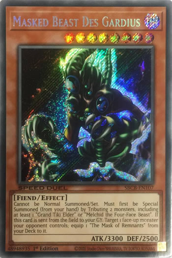 Masked Beast Des Gardius - Yu-Gi-Oh!