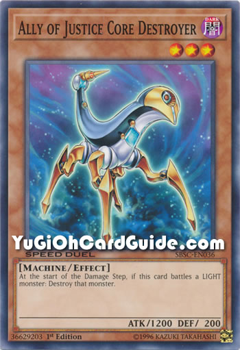 Ally of Justice Core Destroyer - Yu-Gi-Oh!
