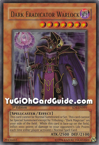 YuGiOh Dark Eradicator Warlock