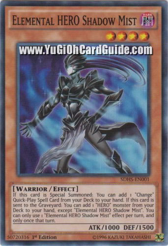 Elemental HERO Shadow Mist - Yu-Gi-Oh!