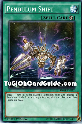 YuGiOh Pendulum Shift
