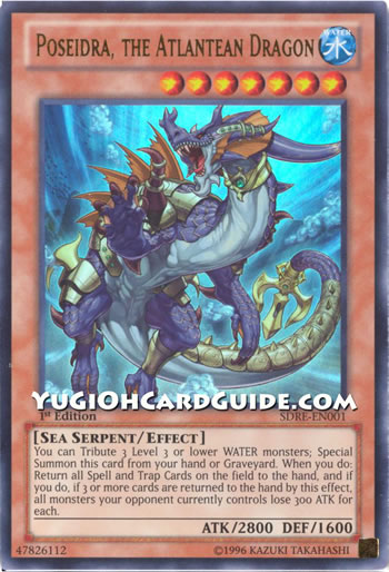 Poseidra, the Atlantean Dragon - Yu-Gi-Oh!