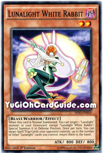 YuGiOh Lunalight White Rabbit