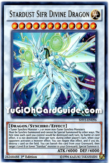 Stardust Sifr Divine Dragon - Yu-Gi-Oh!
