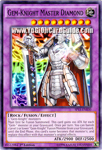 Gem-Knight Master Diamond - Yu-Gi-Oh!