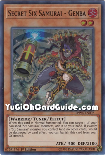 YuGiOh Secret Six Samurai - Genba
