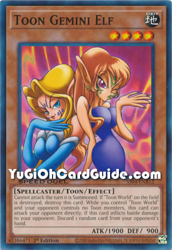 Toon Gemini Elf - Yu-Gi-Oh!