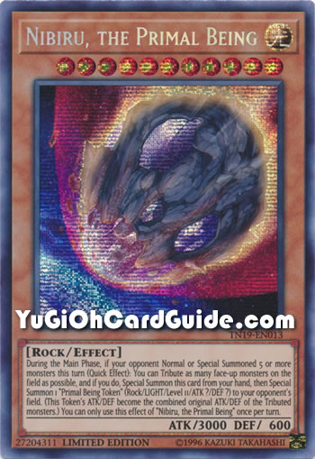 YuGiOh Nibiru, the Primal Being